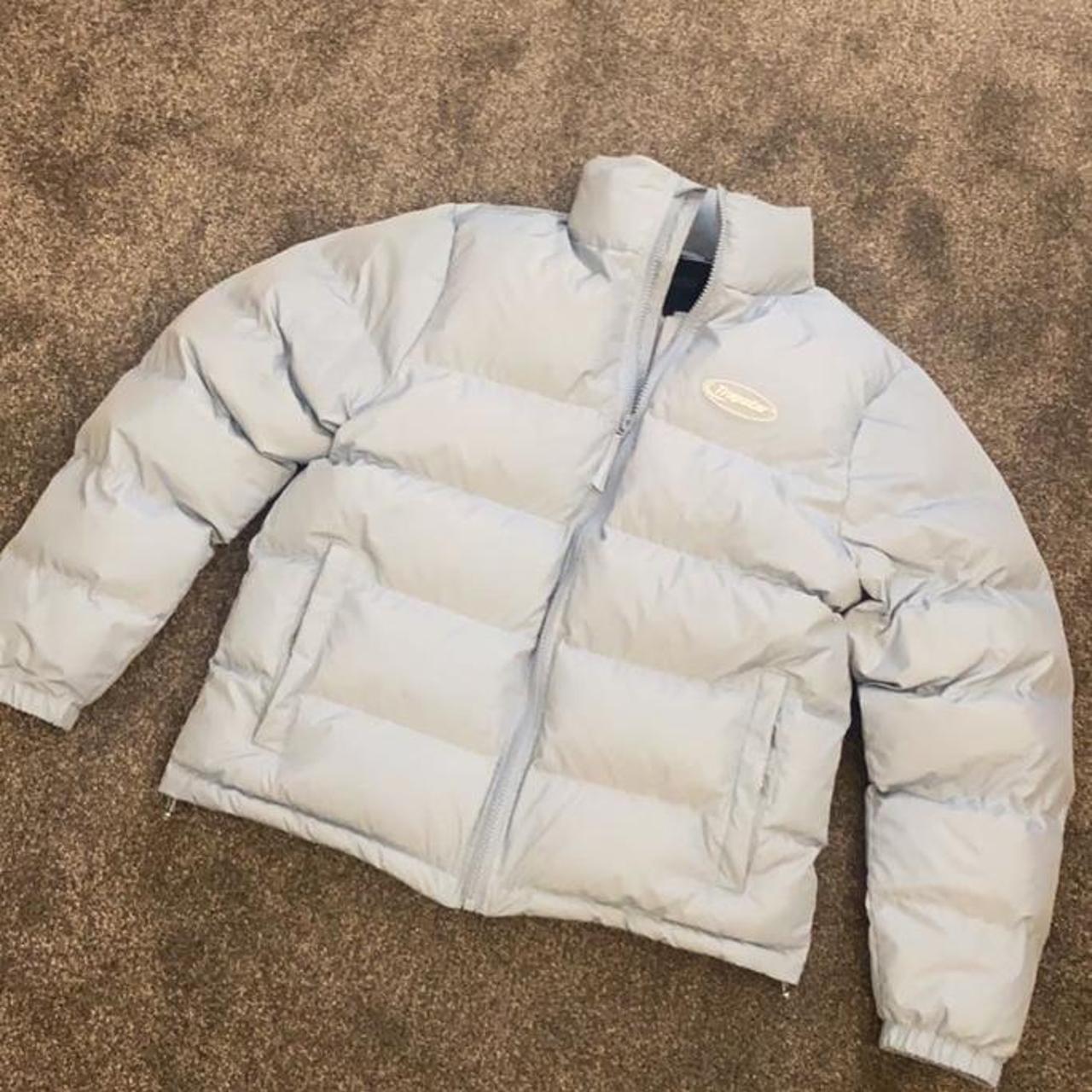 Ice blue trapstar hyperdrive jacket / coat... - Depop