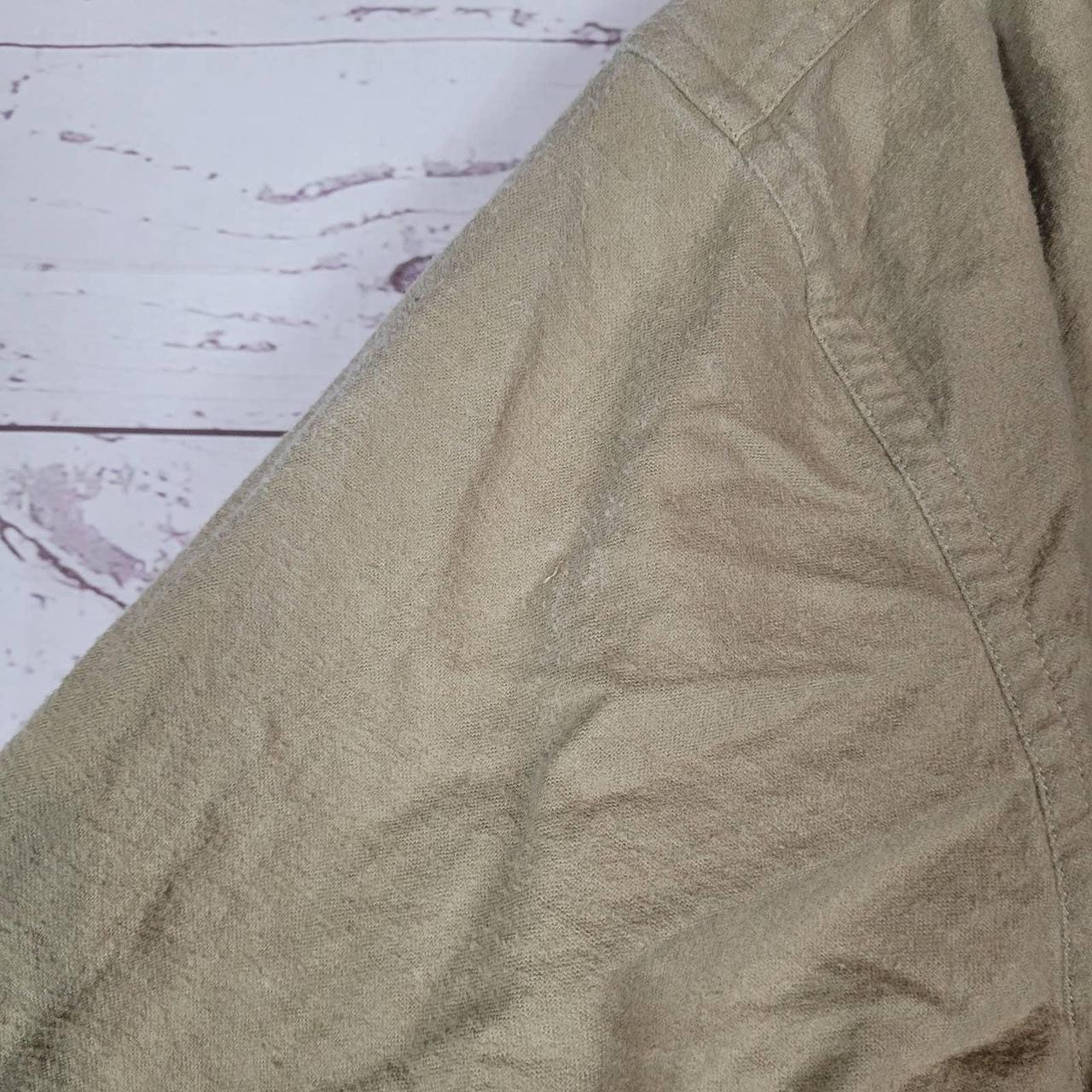 Harbor Bay Shacket Men's 2XLT Tan Long Sleeve Cotton... - Depop