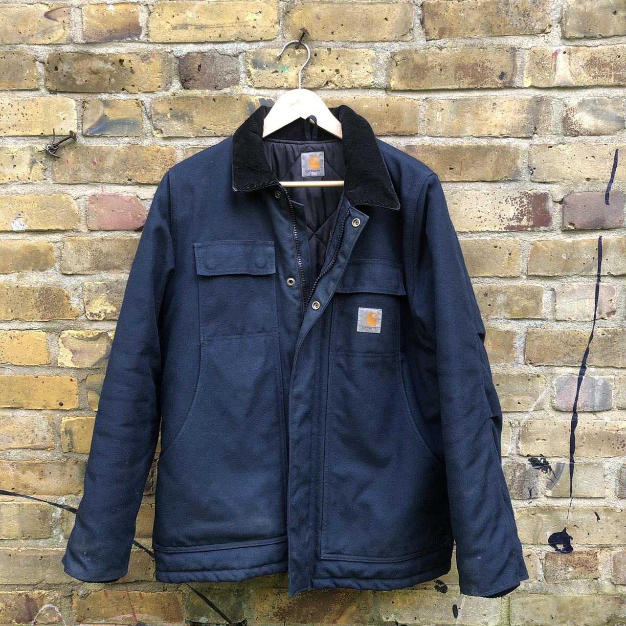 Carhartt Arctic coat, navy, size medium, worn but in... - Depop