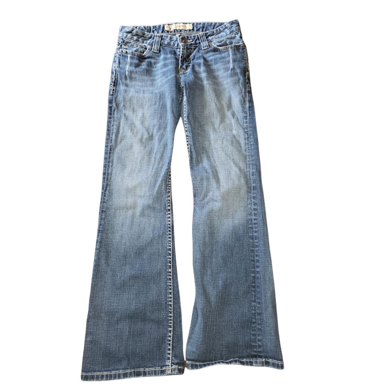 When laid flat, waist measures: 29"(14.5"x2) and... - Depop