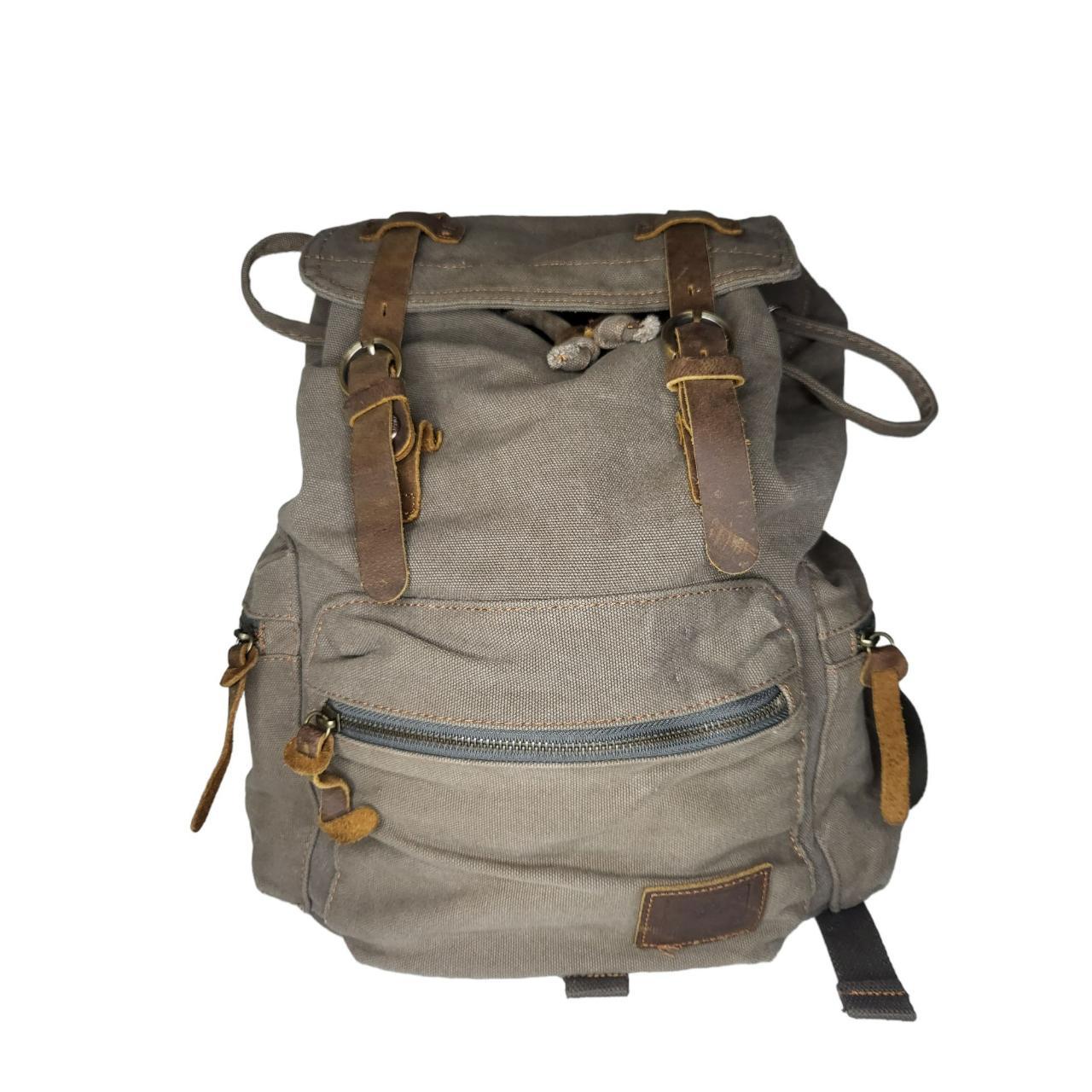 Augur Strass & Co Unisex Canvas Backpack... - Depop
