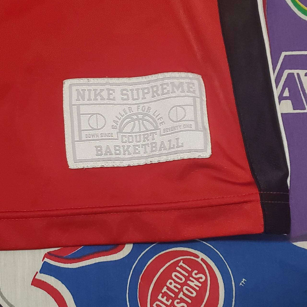 Red Nike Supreme Court basketball jersey🏀 Brand:... - Depop
