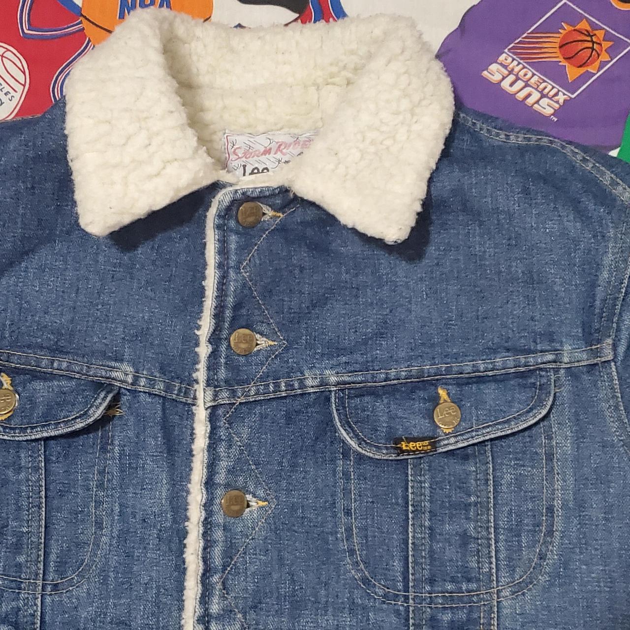 70's Lee sherpa insulated denim Storm Rider... - Depop
