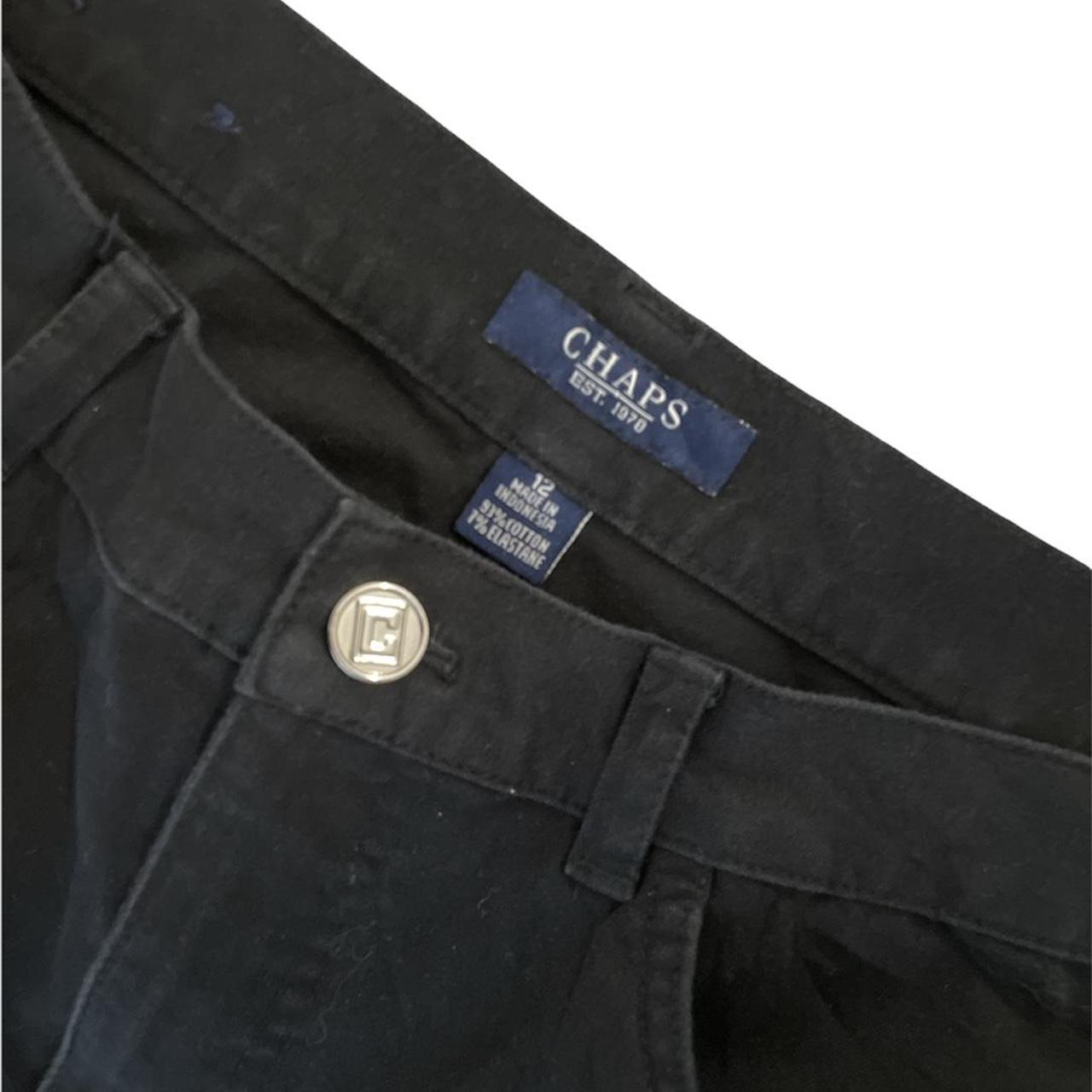 Ralph Lauren Chaps Straight Leg Black Jeans... - Depop