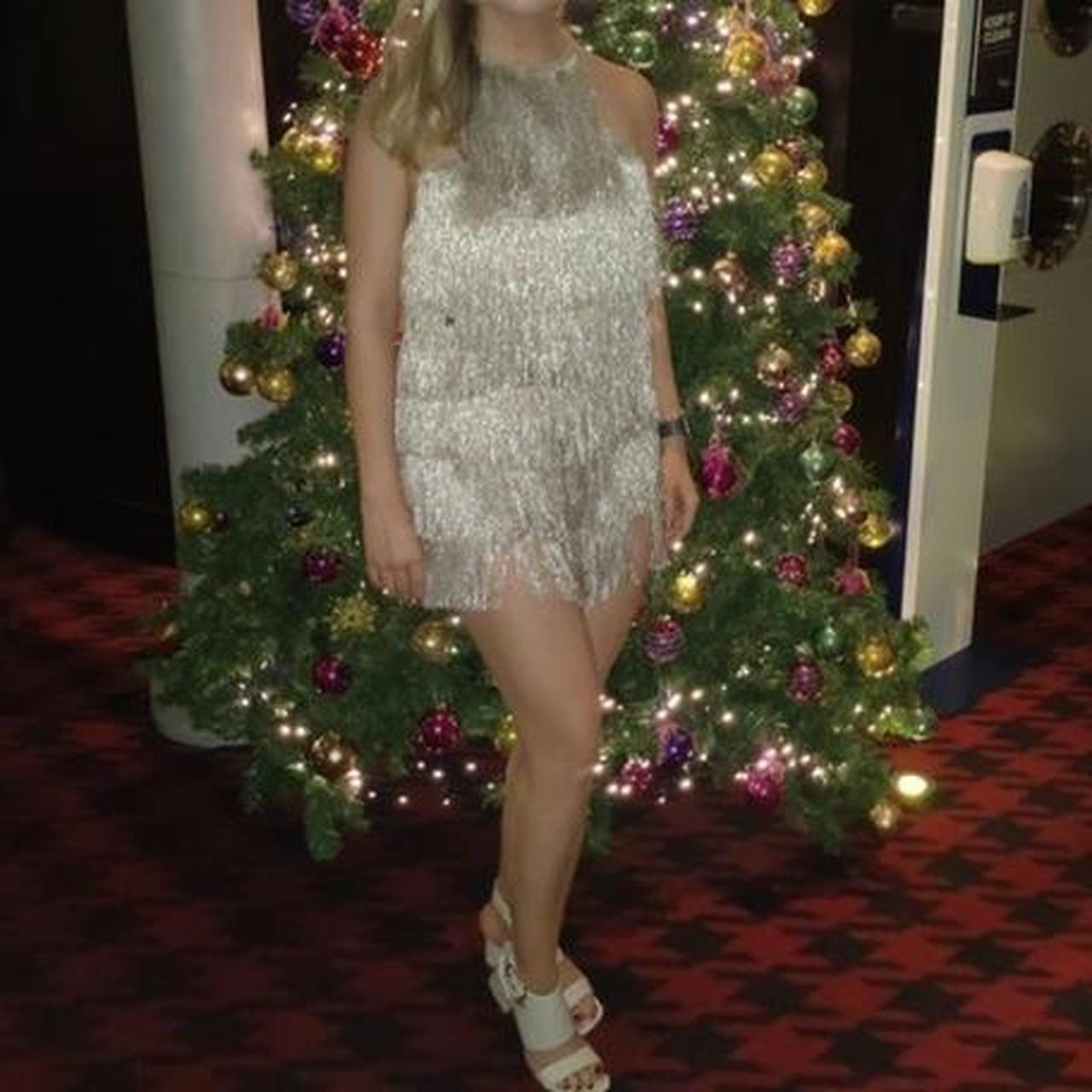 Missguided Womens Gold And Silver Playsuit Romper Depop