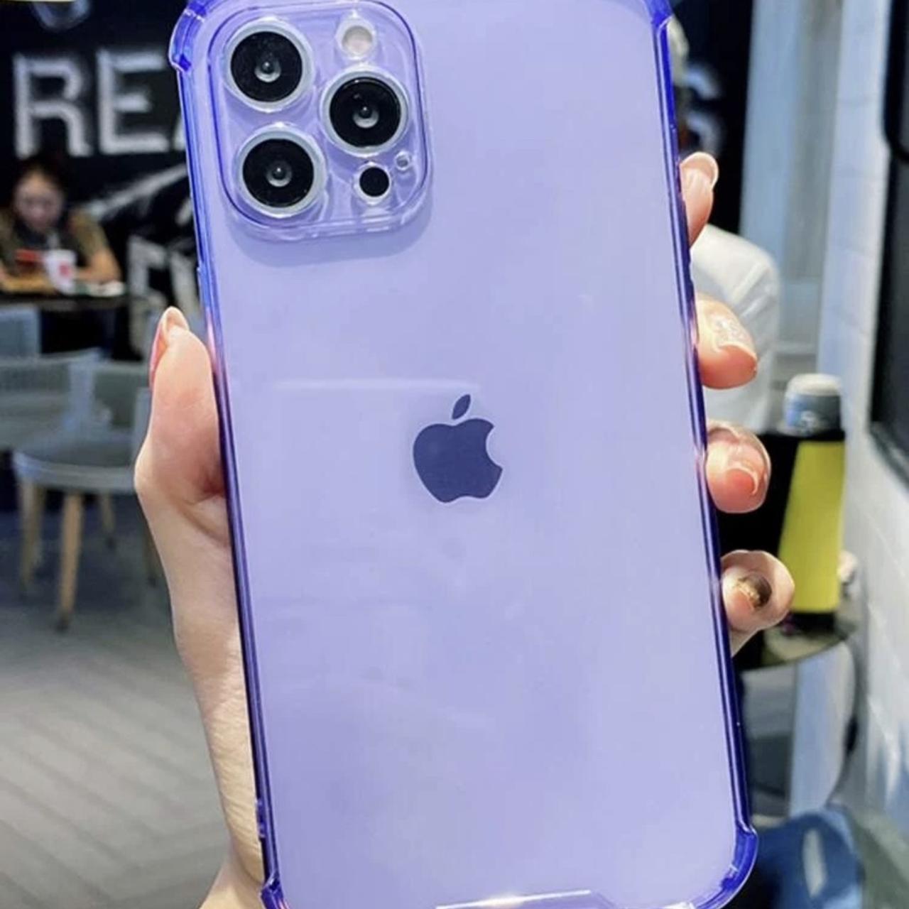 Clear Purple iPhone 12 Pro case 💜` BRAND... - Depop