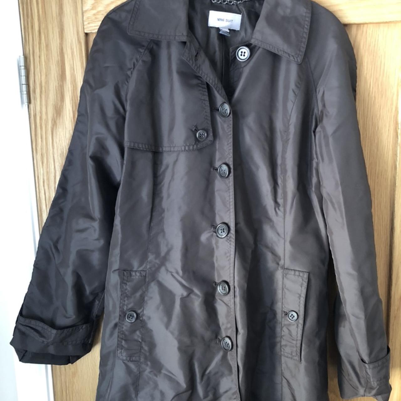 Mango MNG suit ladies brown coat size large Good... - Depop