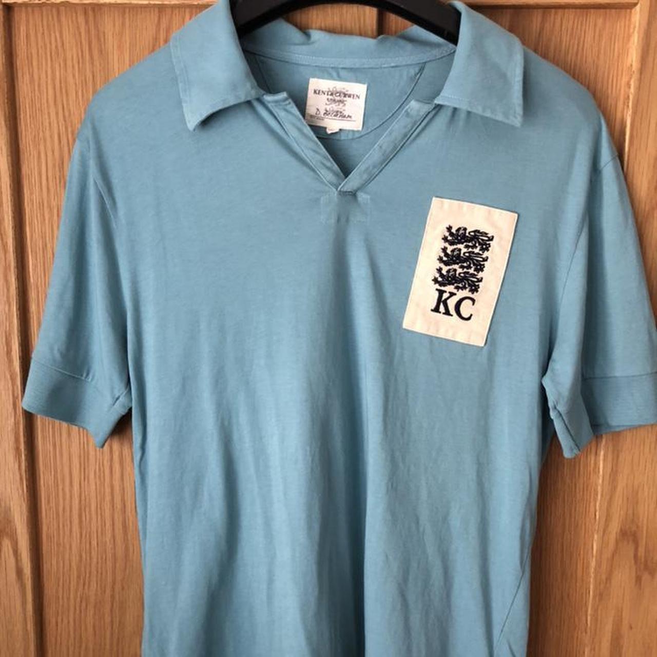 Kent & Curwen Blue polo shirt size Medium Great... - Depop