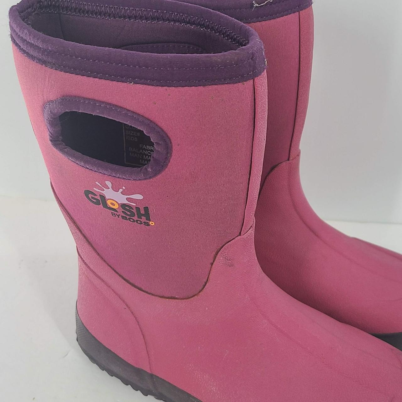 Glosh by BOGS girls waterproof mid calf boots pink... - Depop