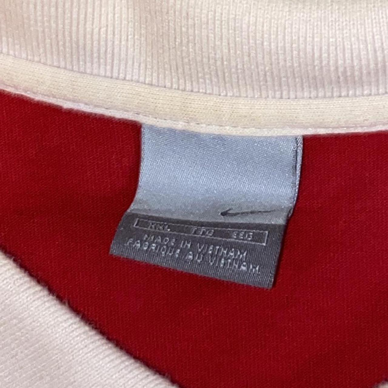 Nike Men's Red and White Polo-shirts | Depop