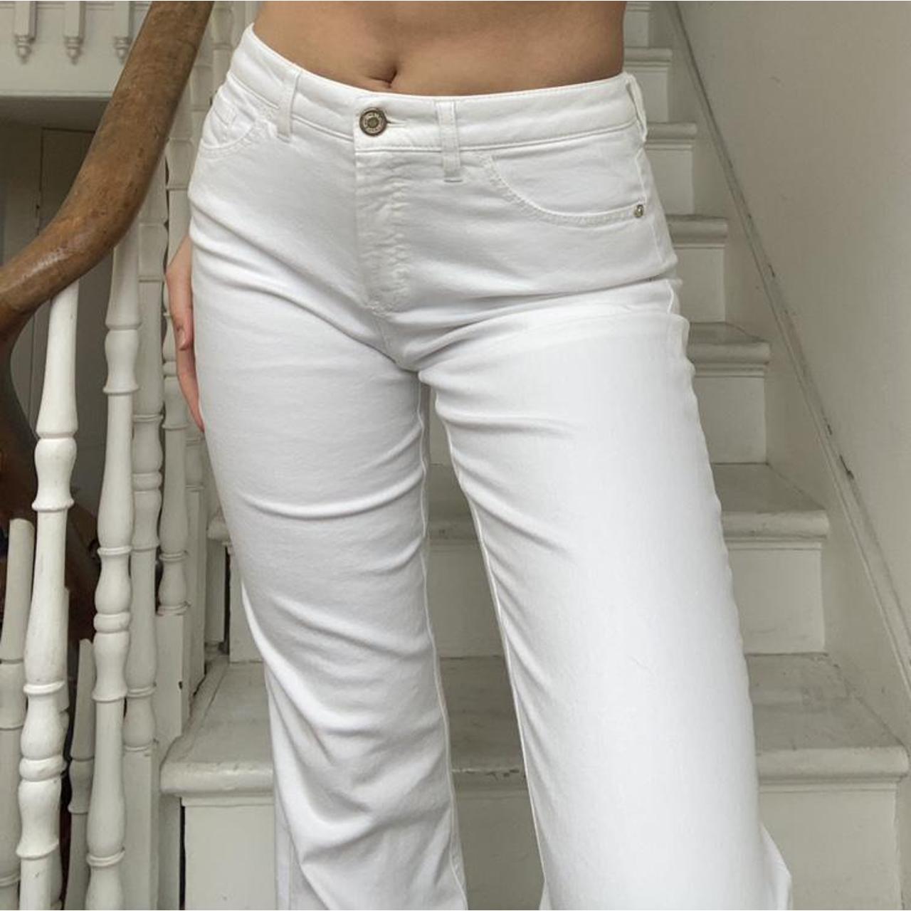 Basler straight leg white jeans🤍🤍Shown on an 8-10.... - Depop