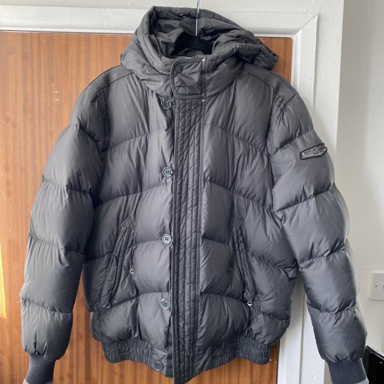 Replay Down Jacket. I’ve had this over ten years.... - Depop