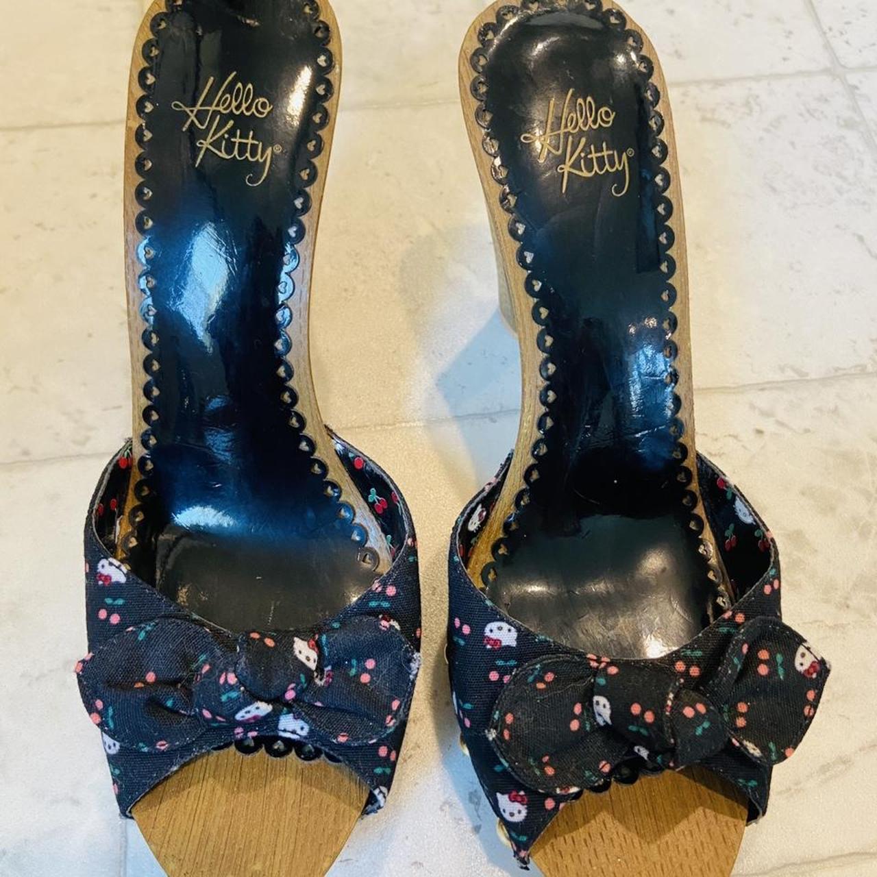 Rare hello kitty authentic rockabilly cherry peep... - Depop