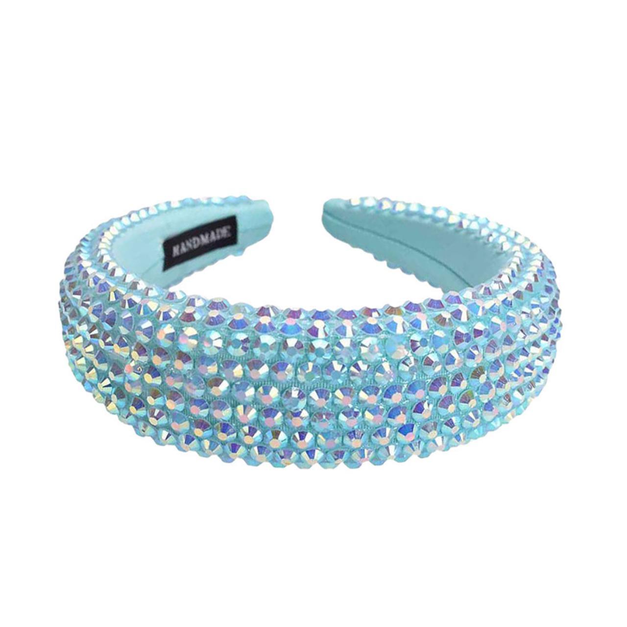 💙 💙BLUE MULTI FACETED BEADED HEADBAND💙 💙 Must have... - Depop