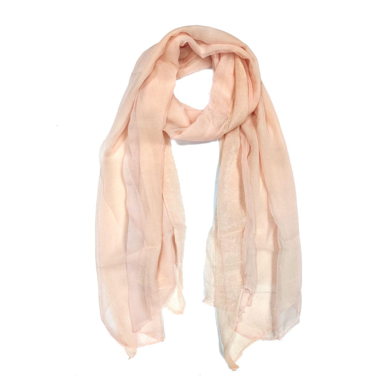 🧣 PINK & CREAM GLITTER ORGANZA SCARF 🧣 Spruce up... - Depop