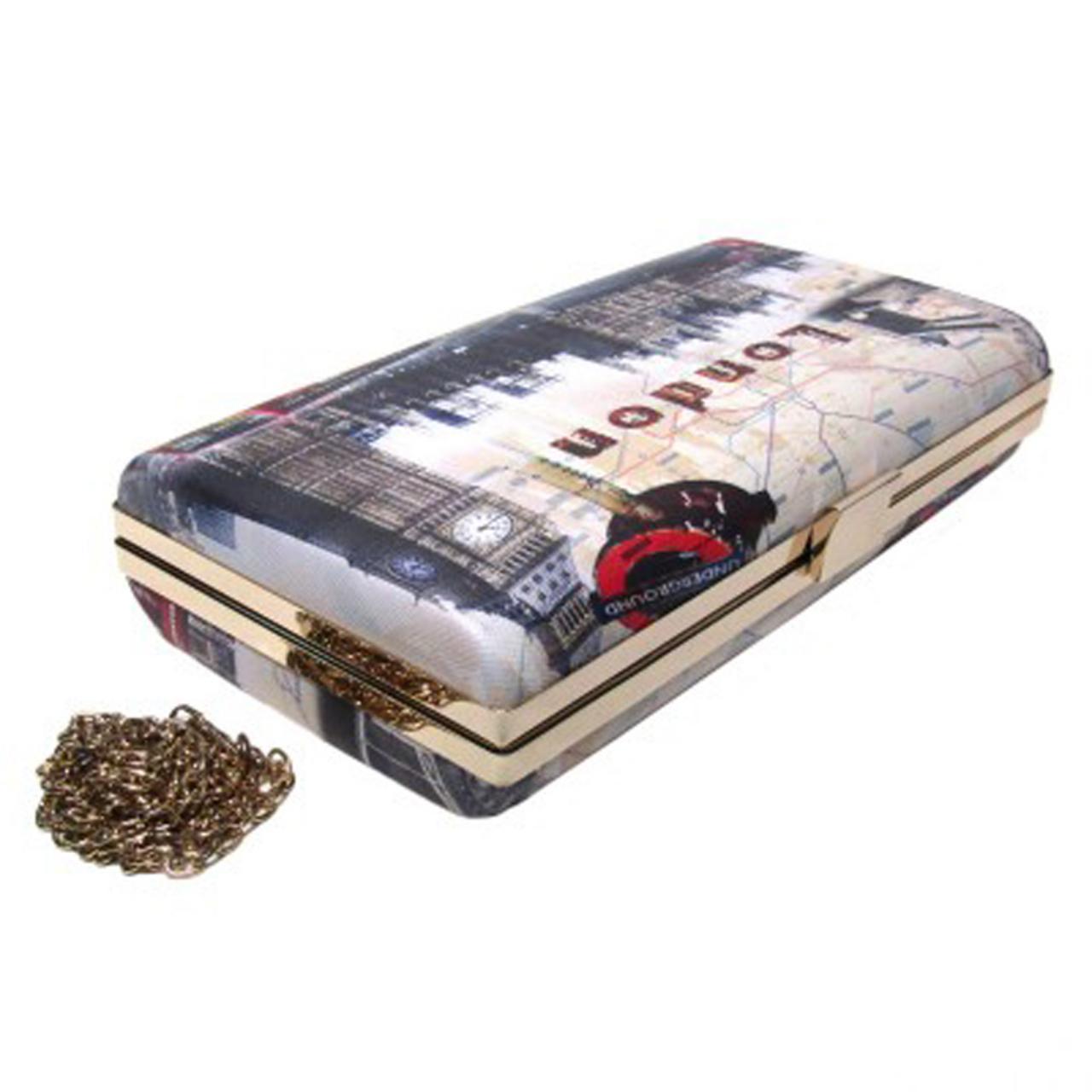 🏙️ 👜 🏙️LONDON MAGAZINE COVER FASHION CLUTCH BAG... - Depop