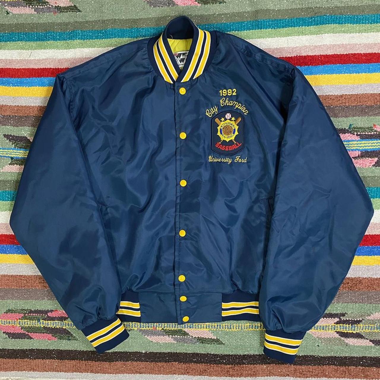 Vintage 1992 Baseball coaches jacket. Made in USA - Depop