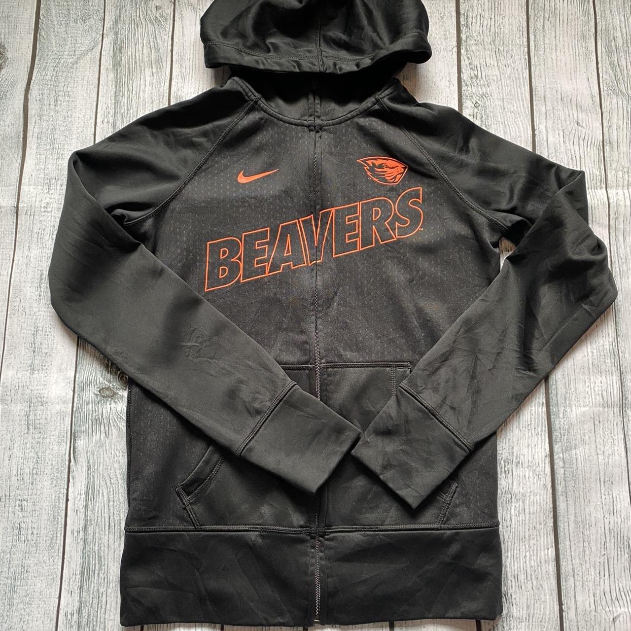 Black Nike Oregon State Beavers hoodie / sweatshirt/... - Depop