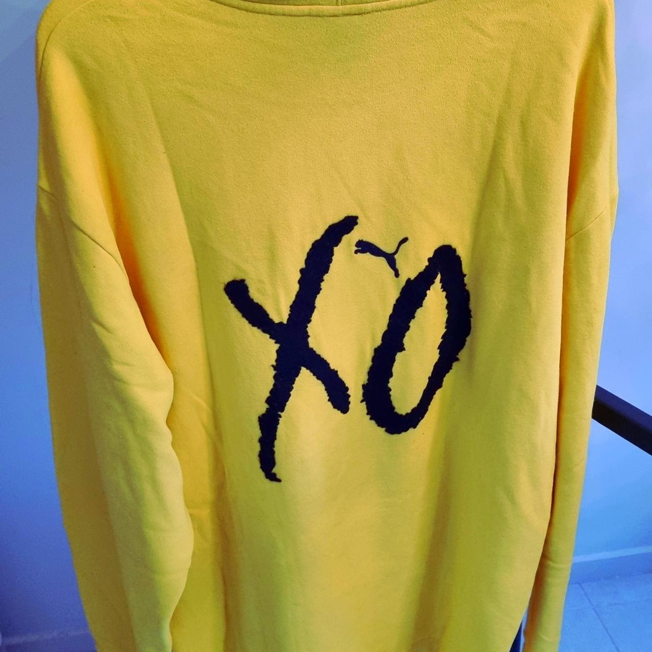 XO The Weeknd x PUMA collab hoodie yellow. Still in... - Depop