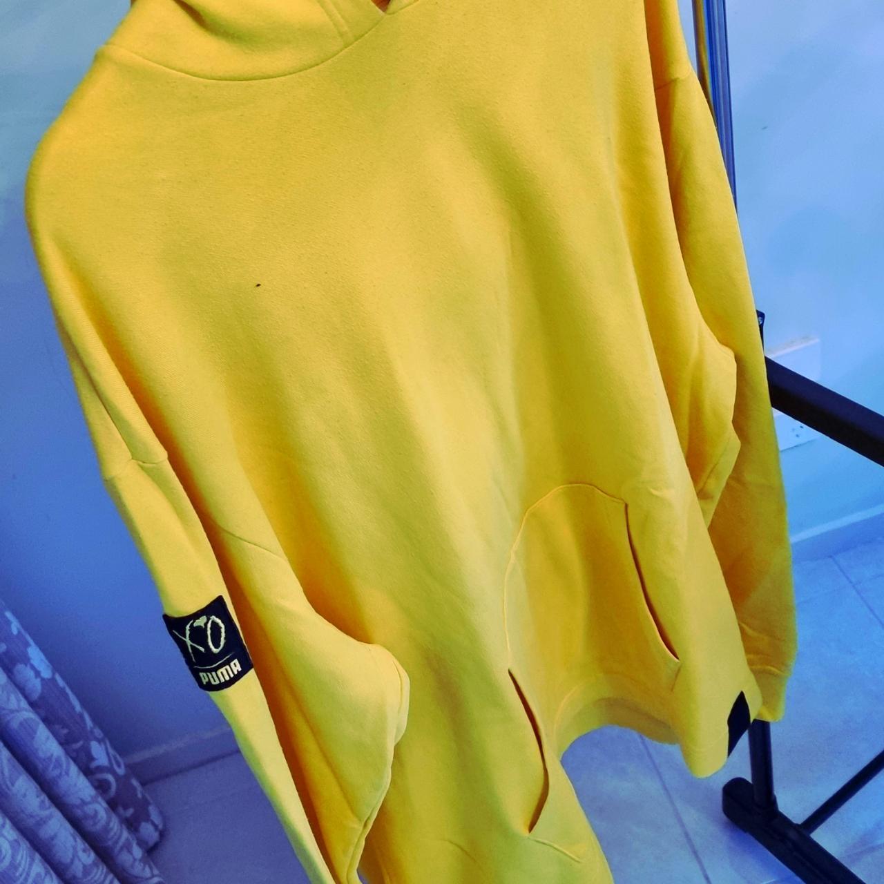 XO The Weeknd x PUMA collab hoodie yellow. Still in... - Depop