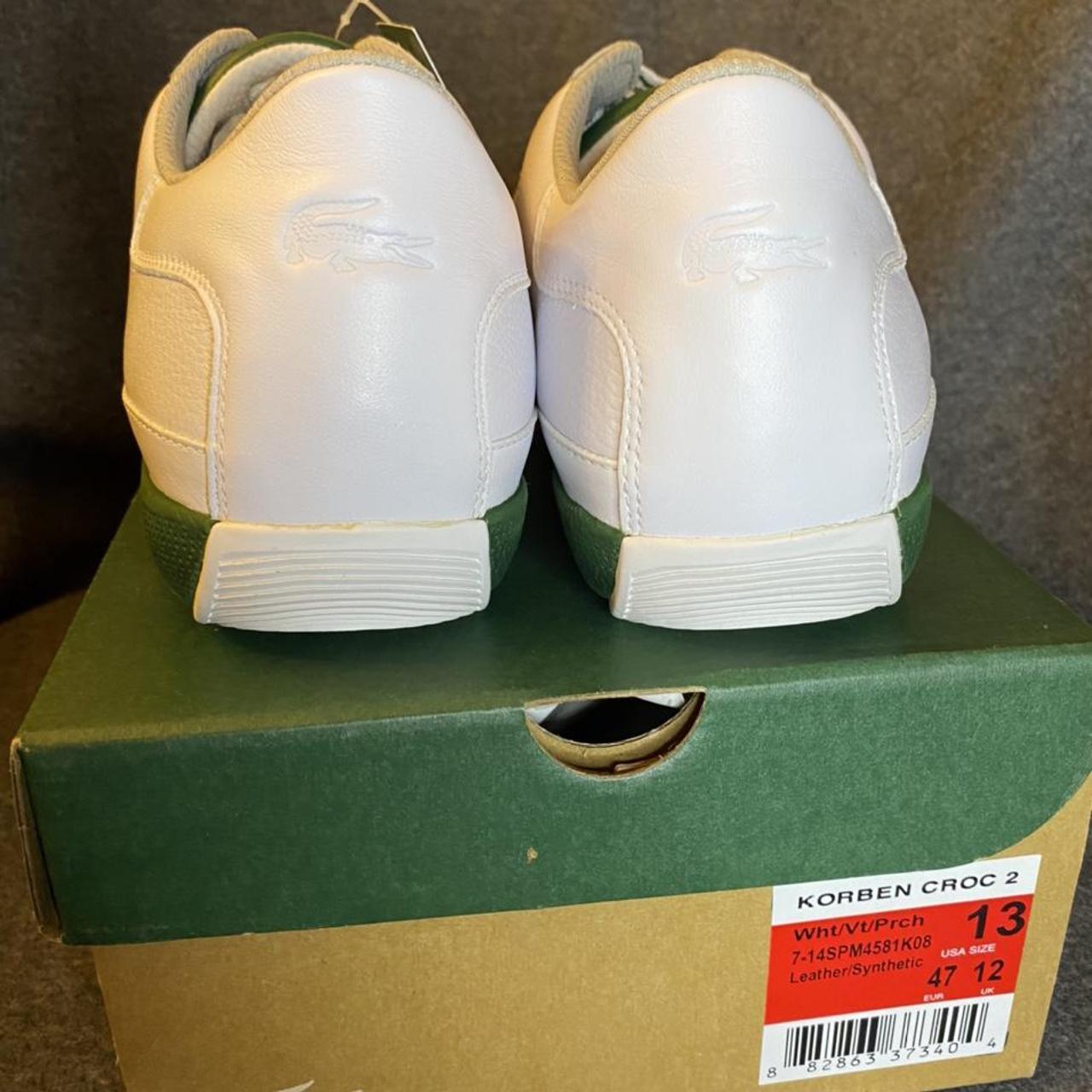 Lacoste Korben Croc 2 Synthetic Leather Shoes... - Depop