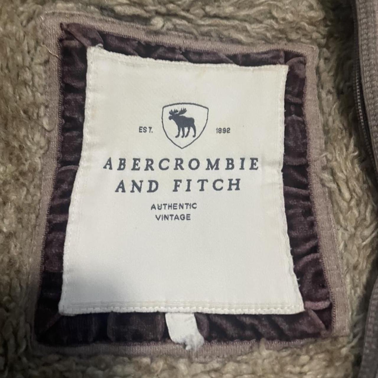 Abercrombie and Fitch brown fur jacket Fits a m I’ve... - Depop
