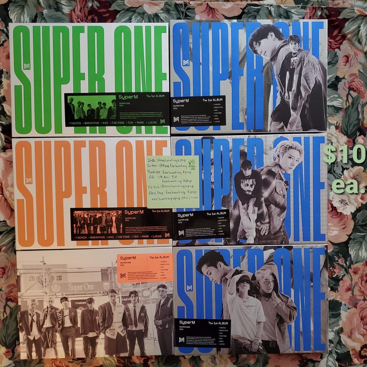 SUPERM 1ST ALBUM - SUPER ONE 🔵Album only For... - Depop