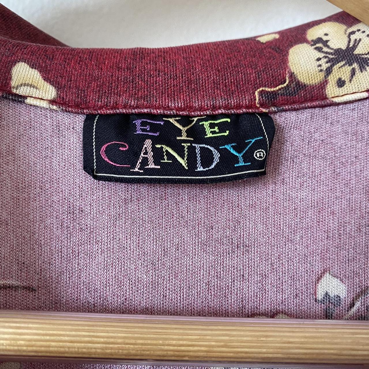 Vintage ‘90s red button-up top from Eye... - Depop