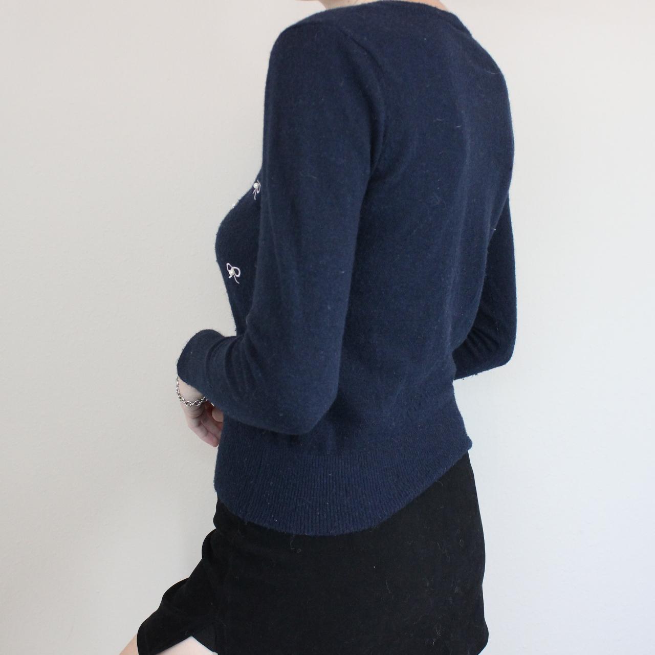 Navy Blue Preppy Rory Gilmore Ballet Core... - Depop