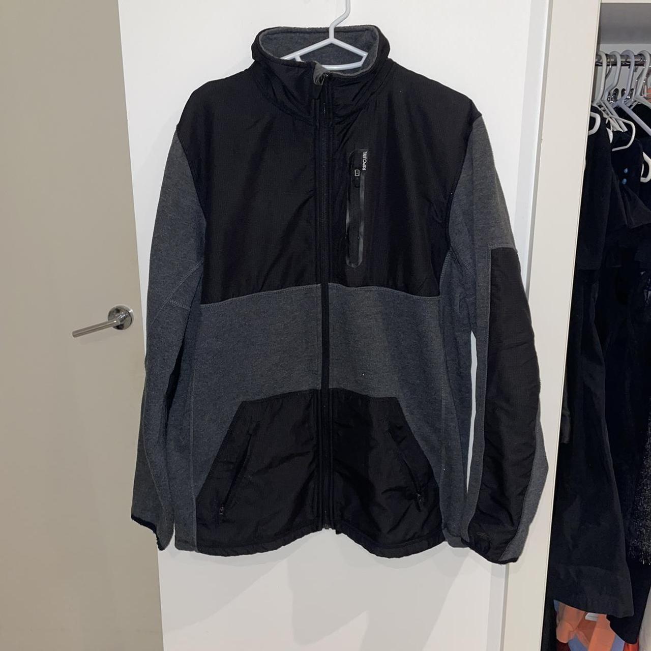 Rip curl jacket Size: m Colour Grey and... - Depop