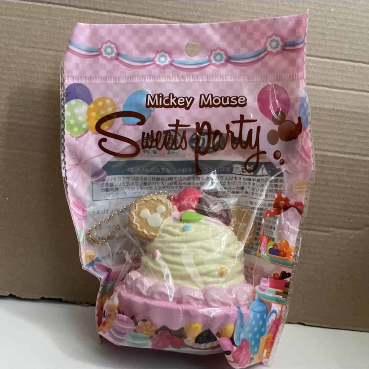 mickey mouse sweets party pastry squishy 🍰🍓 medium... - Depop