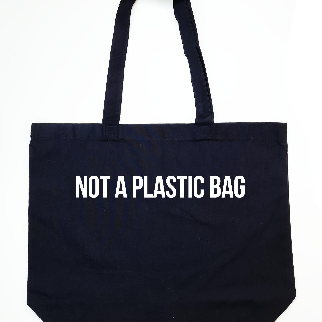 not a plastic bag tote bag, handmade #totebag... - Depop