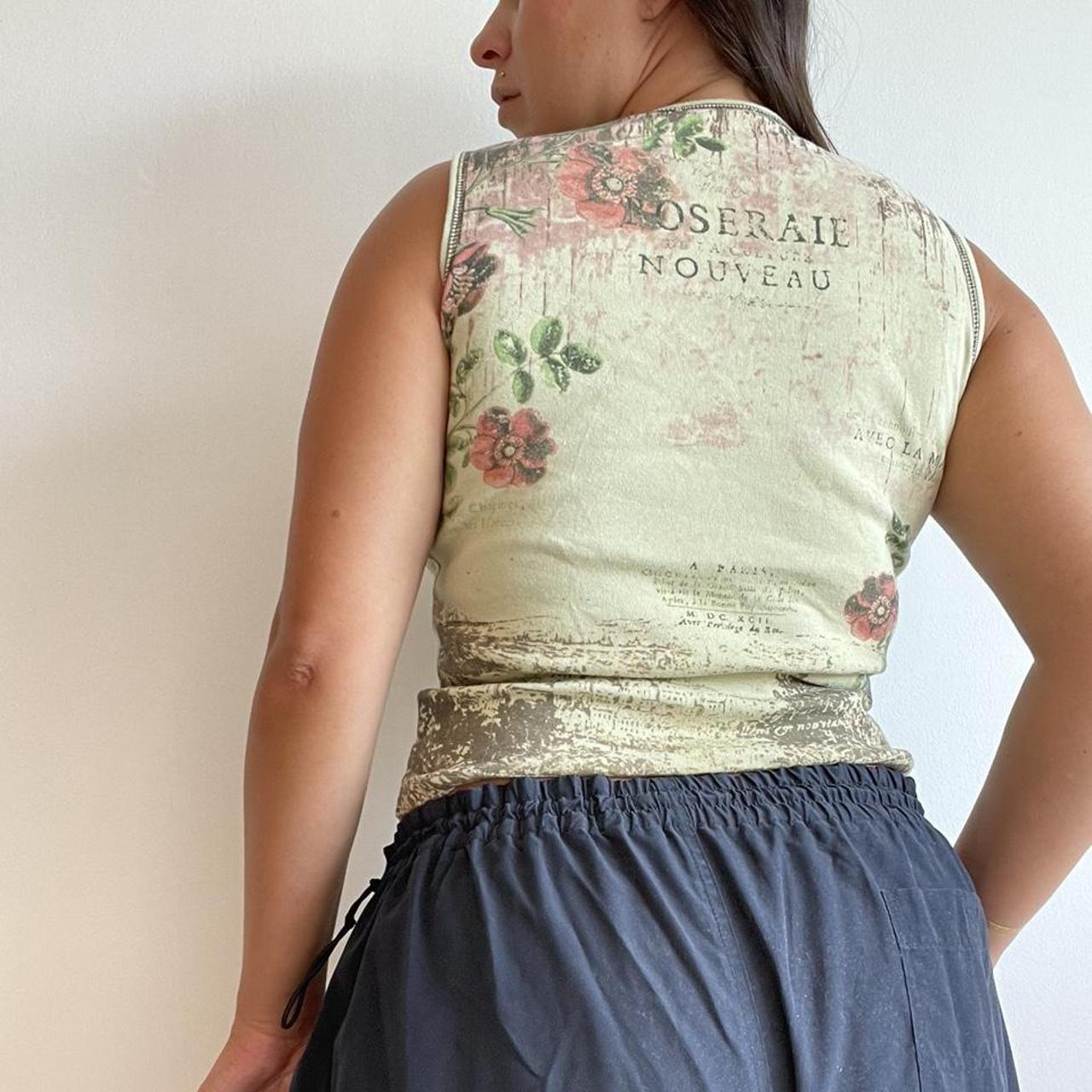 Cute early 2000s graphic print vest top. Love the... - Depop