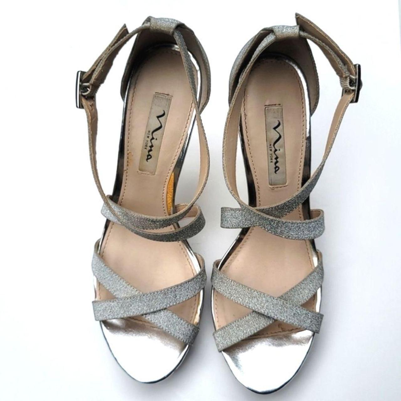 Silver Nina High Heels 95 Good Condition Has Depop