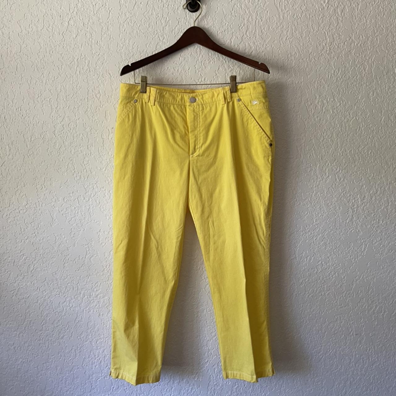 Burberry pants womens yellow store
