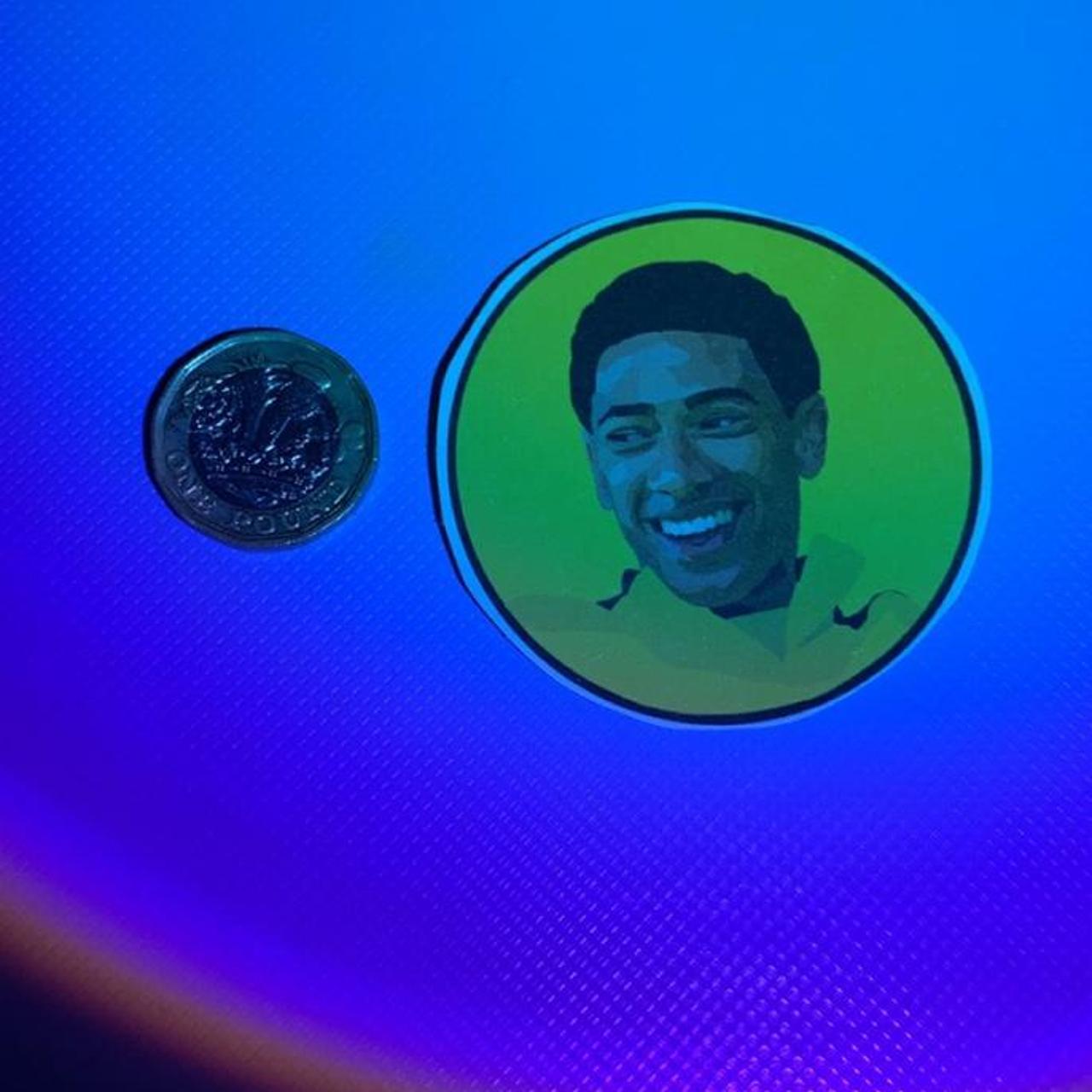 jude bellingham sticker:) hand drawn design ️ ️ any... - Depop