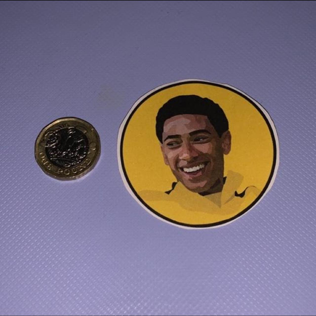 jude bellingham sticker:) hand drawn design ️ ️ any... - Depop