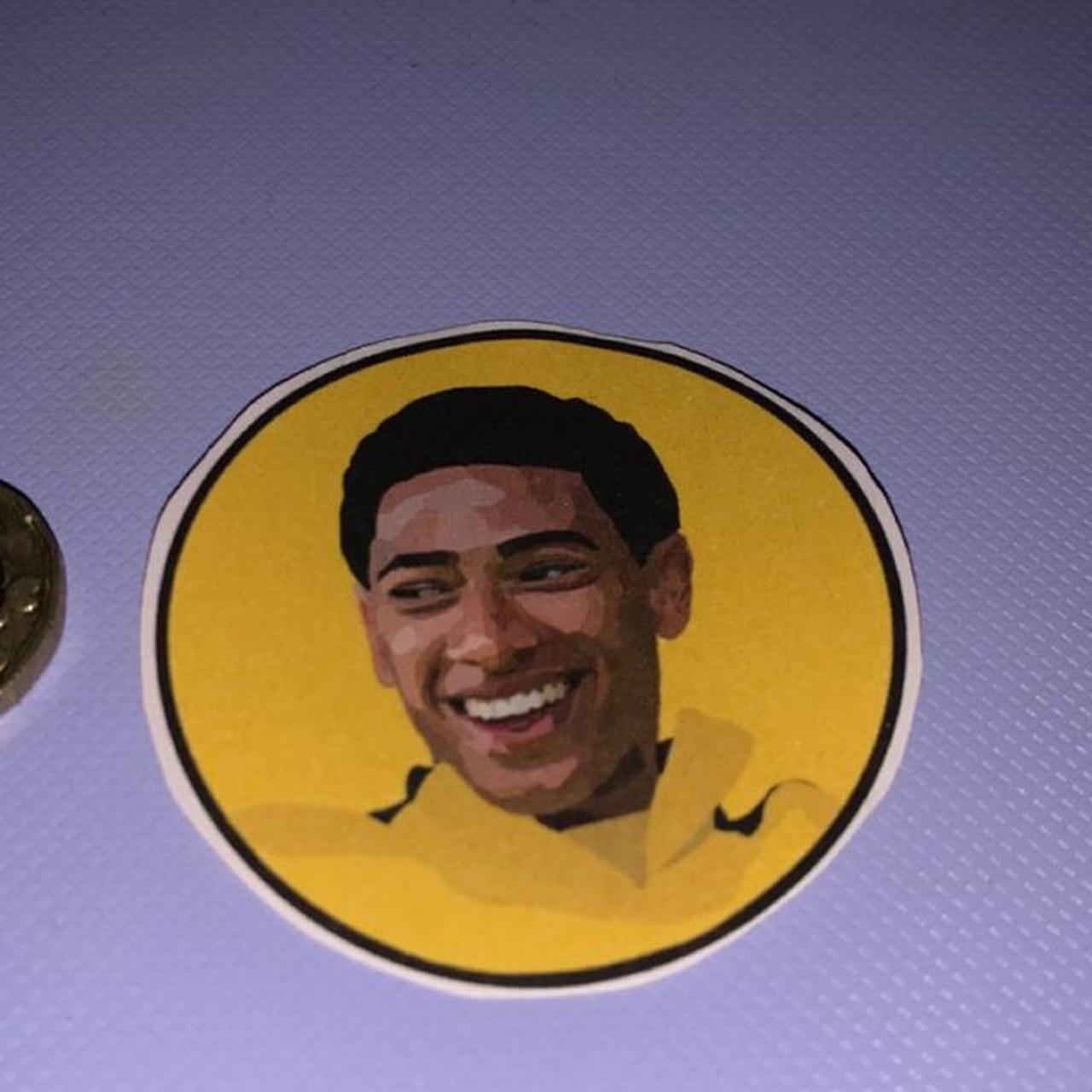 jude bellingham sticker:) hand drawn design ️ ️ any... - Depop