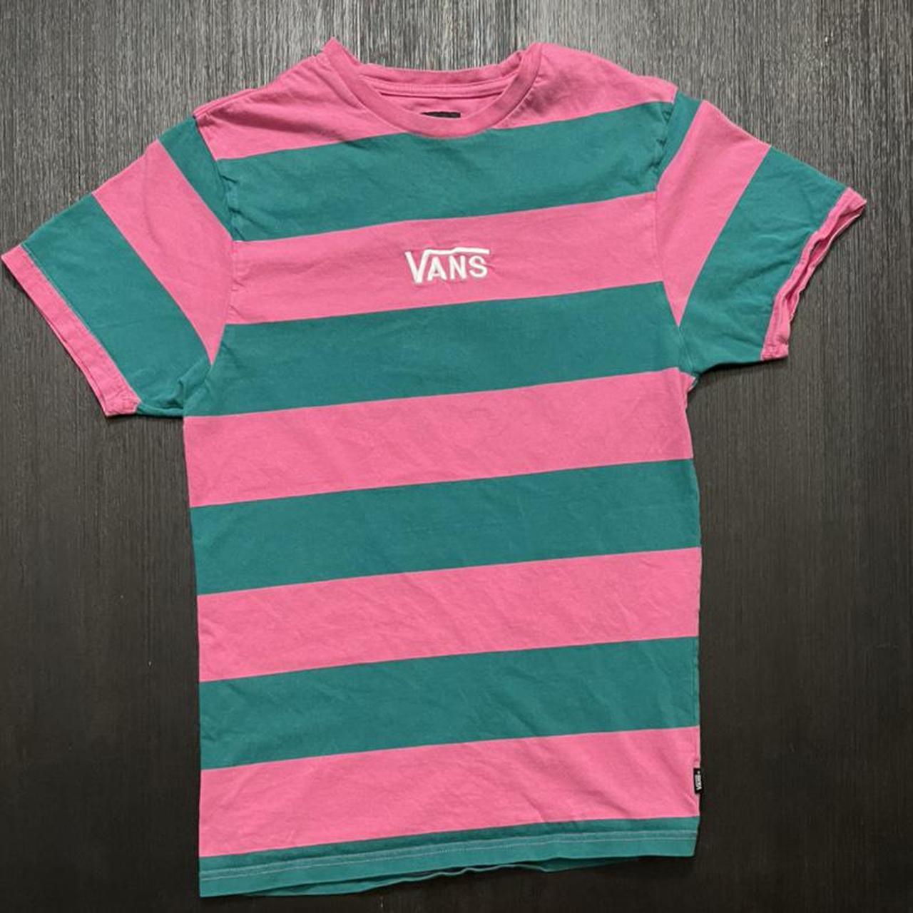 Vans Striped Shirt Vans logo embroidered on... - Depop