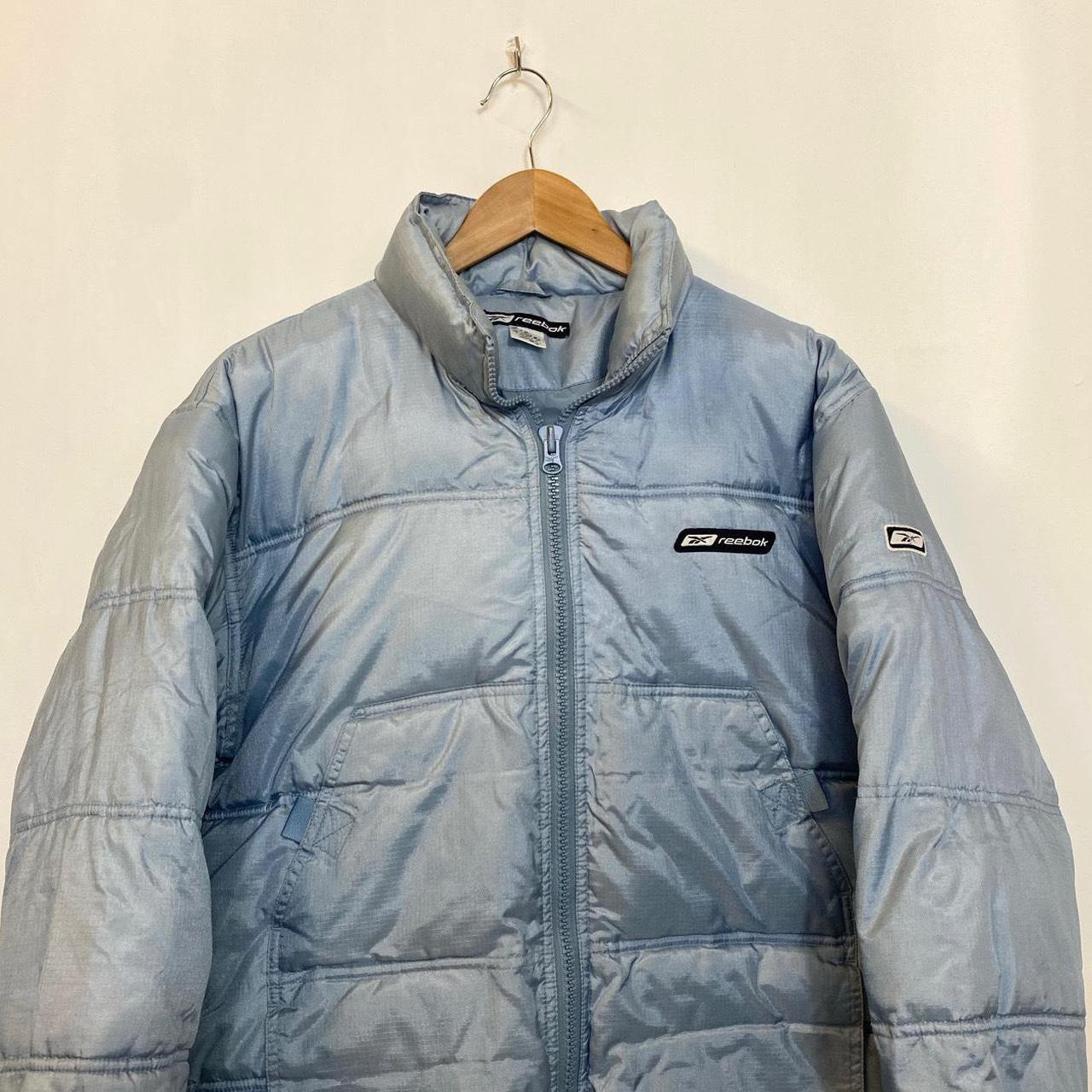 Reebok jacket mens silver store