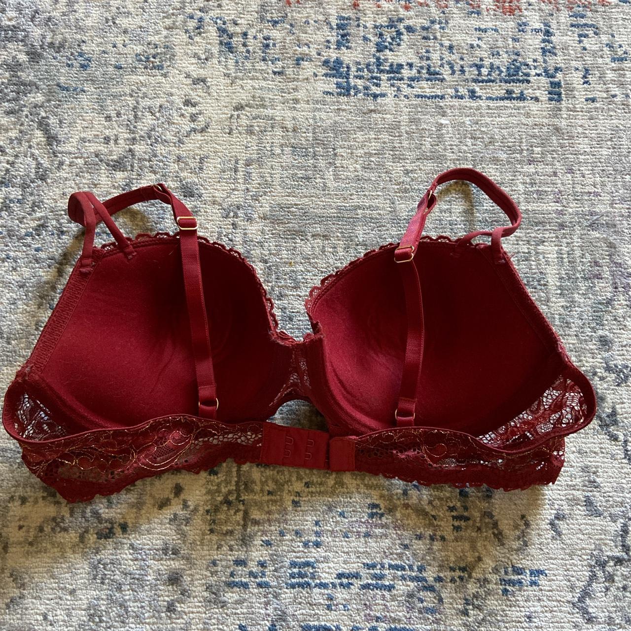 Sexy red lace balconette bra! ♥️ Comfy and supportive... - Depop
