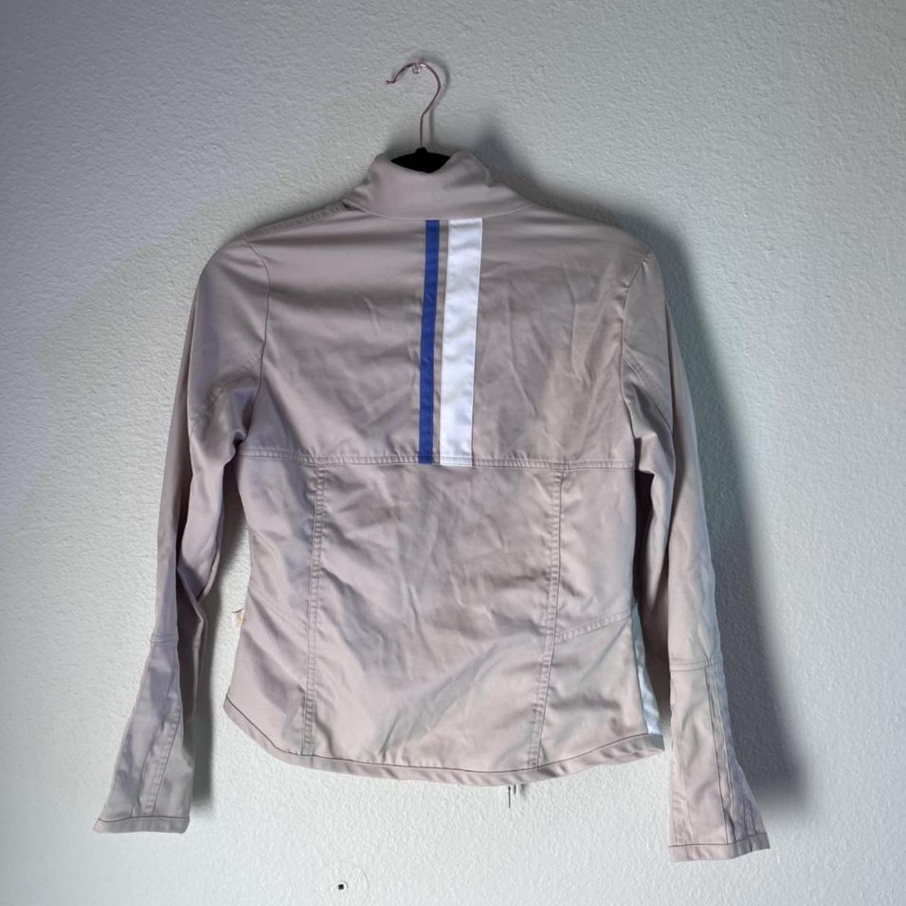 EARLY 2000s LIGHT FULL ZIP FROM NIKE YELLOW SWOOSH... - Depop