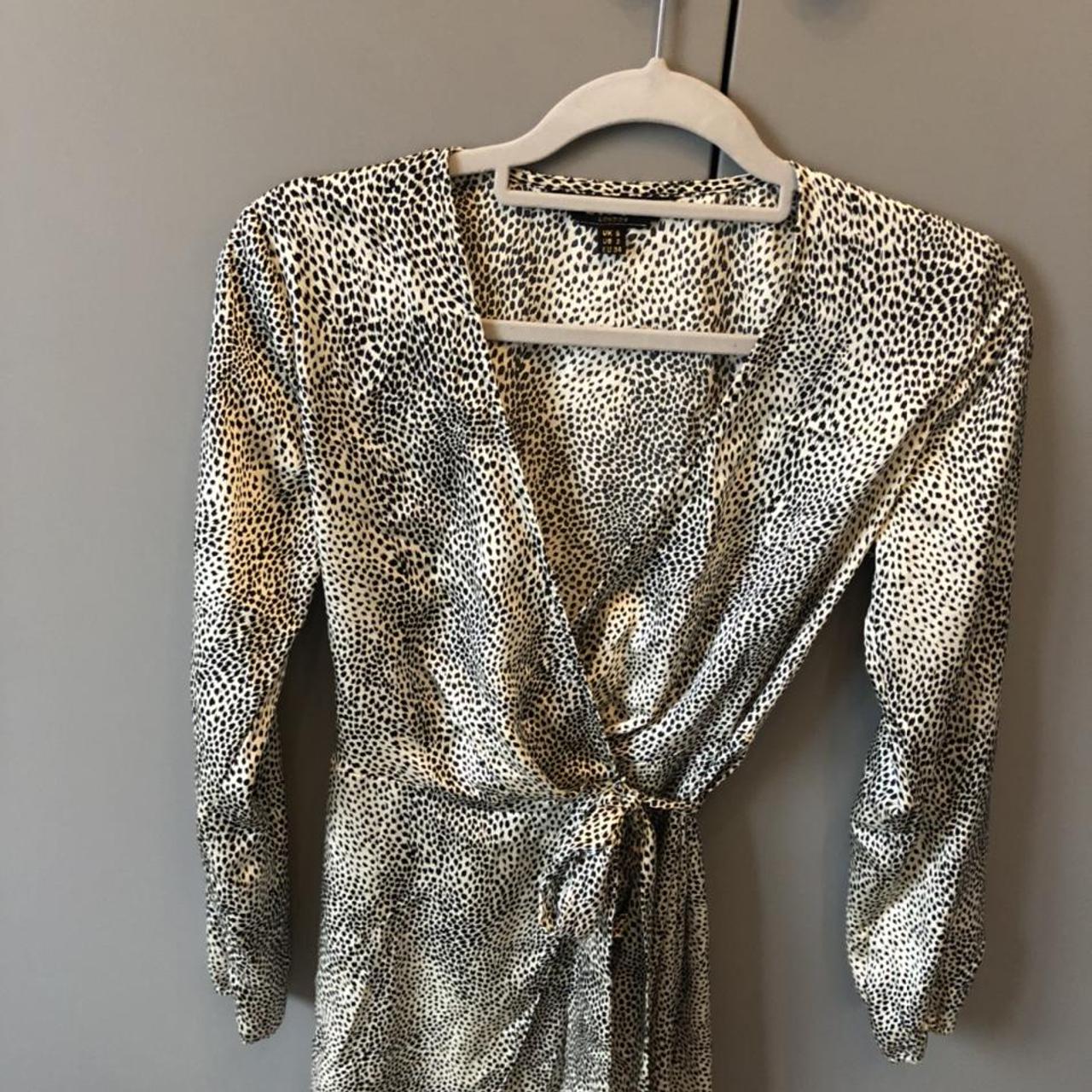 LIPSY wrap dress midi Animal print Gorgeous dress,... - Depop