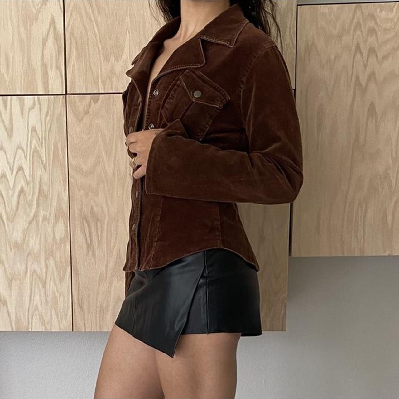 Vintage Mystic brown corduroy button up - western... - Depop