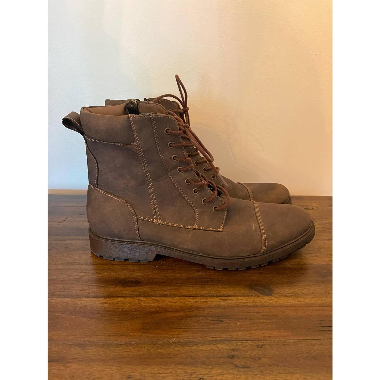 Mens Docker Zip Up Boots 90-37748 Size 13 - Depop