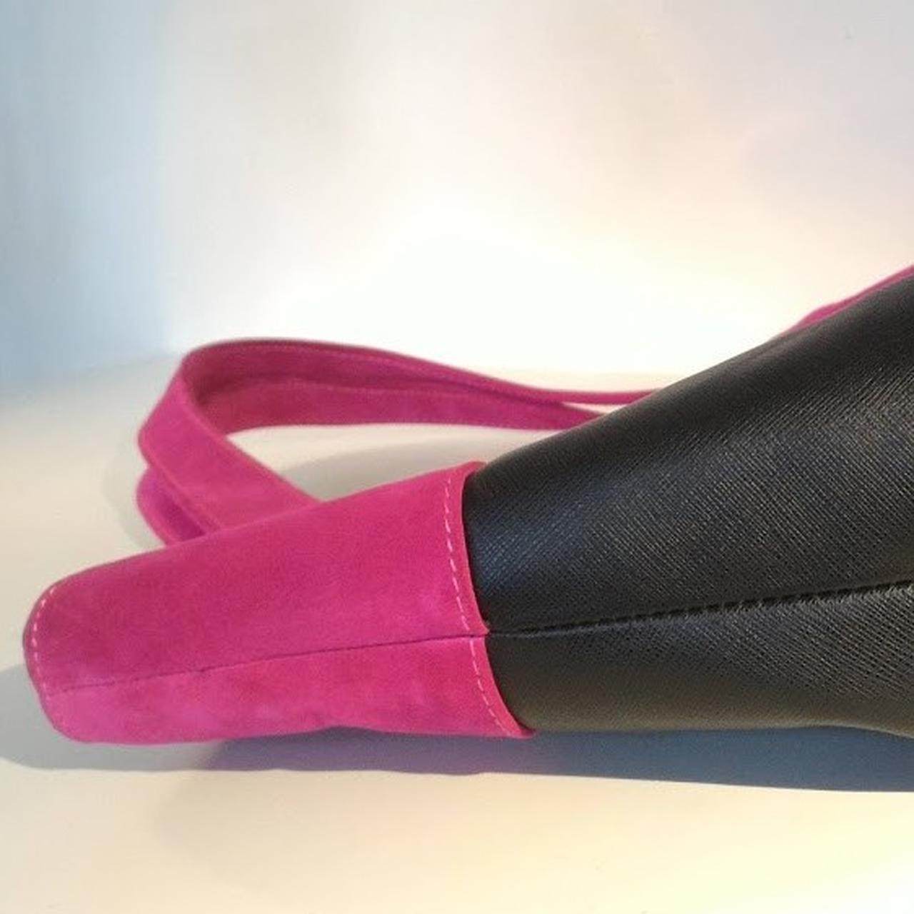 "Pagoda" Fuchsia Bucket bag is made with a high... - Depop