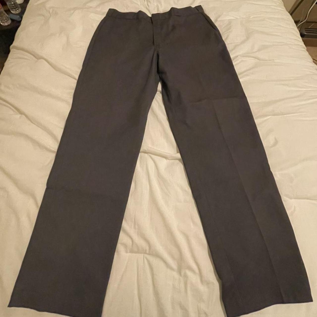 Dickies Men's Grey and Black Trousers | Depop