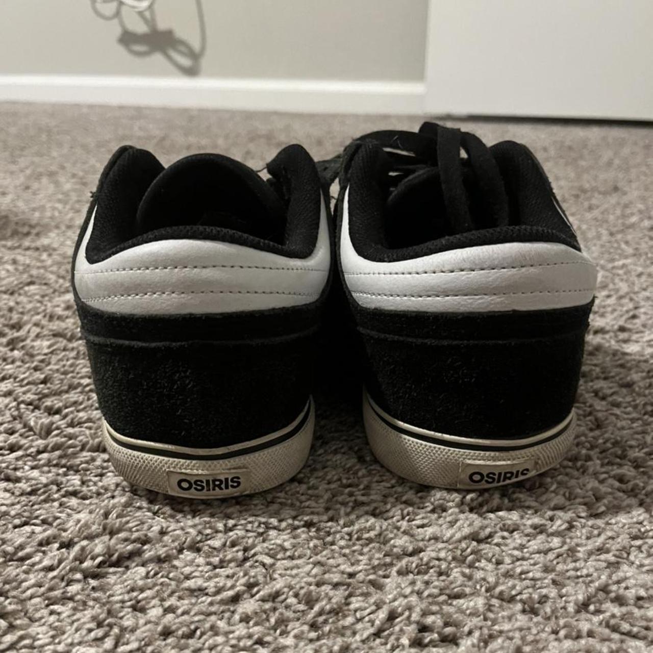 Vintage OSIRIS Black and White Chino Low Only 1 shoe... - Depop