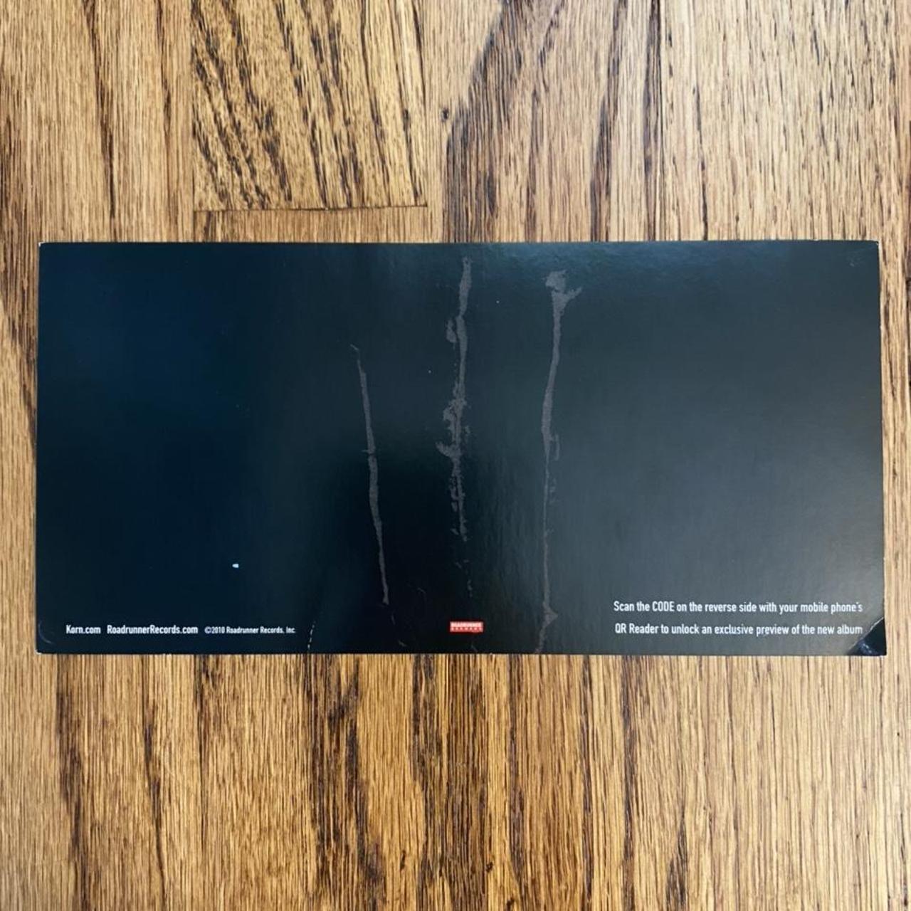 Korn promo card 4 x 8, slightly worn #korn... - Depop