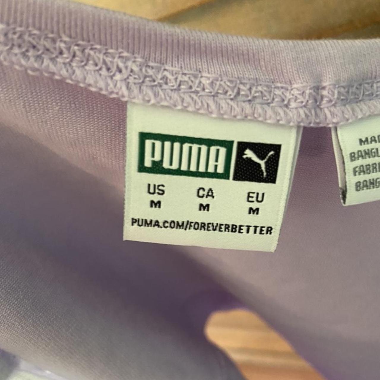 Puma Women's Purple and White Vests-tanks-camis | Depop